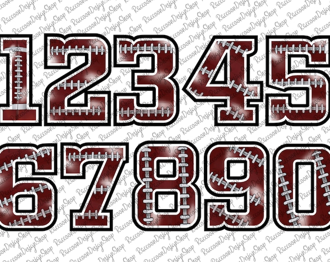 Football Alphabet • Letters Number & Symbols PNG, Sports Alphabet ...