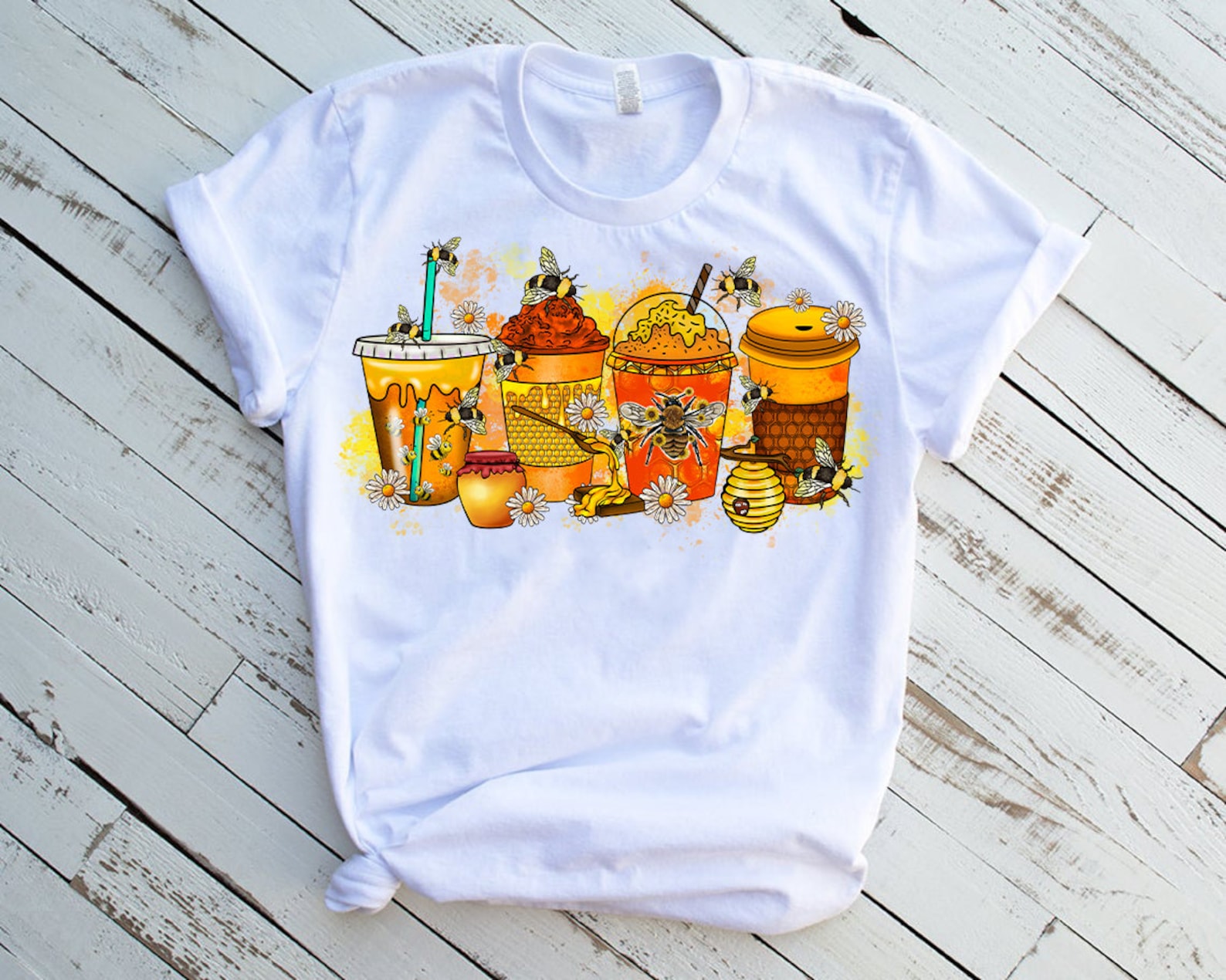 Bee Drink Png, Sublimation Design, Bee Coffee, Drink Png, Bee Kind, Bee ...
