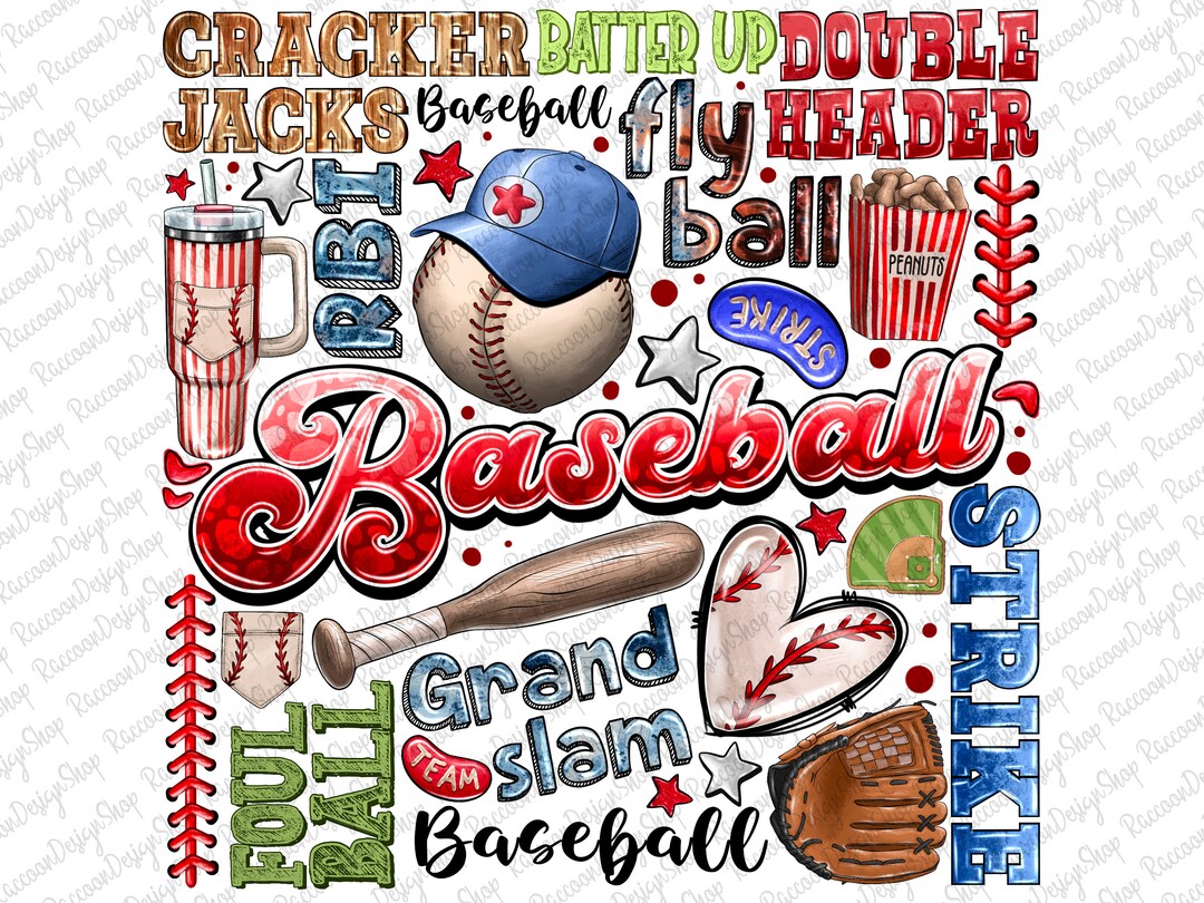 Baseball Png,baseball Sublimation Design,baseball Clipart,baseball ...