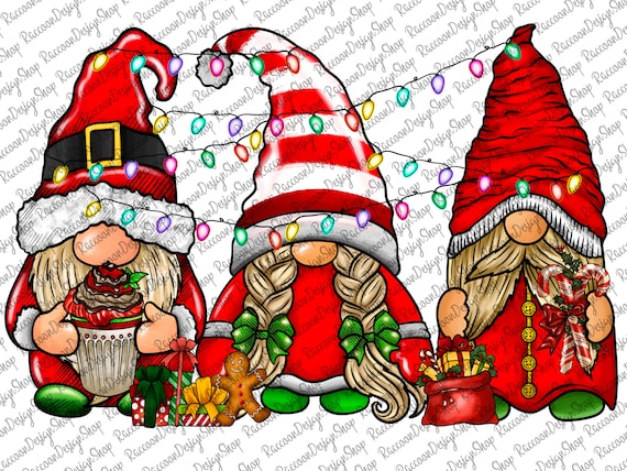 Christmas Gnomes Png Christmas Gnomegnome Pngdigital - Etsy
