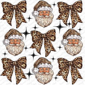 Leopard Santa Boe Png,santa Boe Png,santa,sublimation Design,digital ...