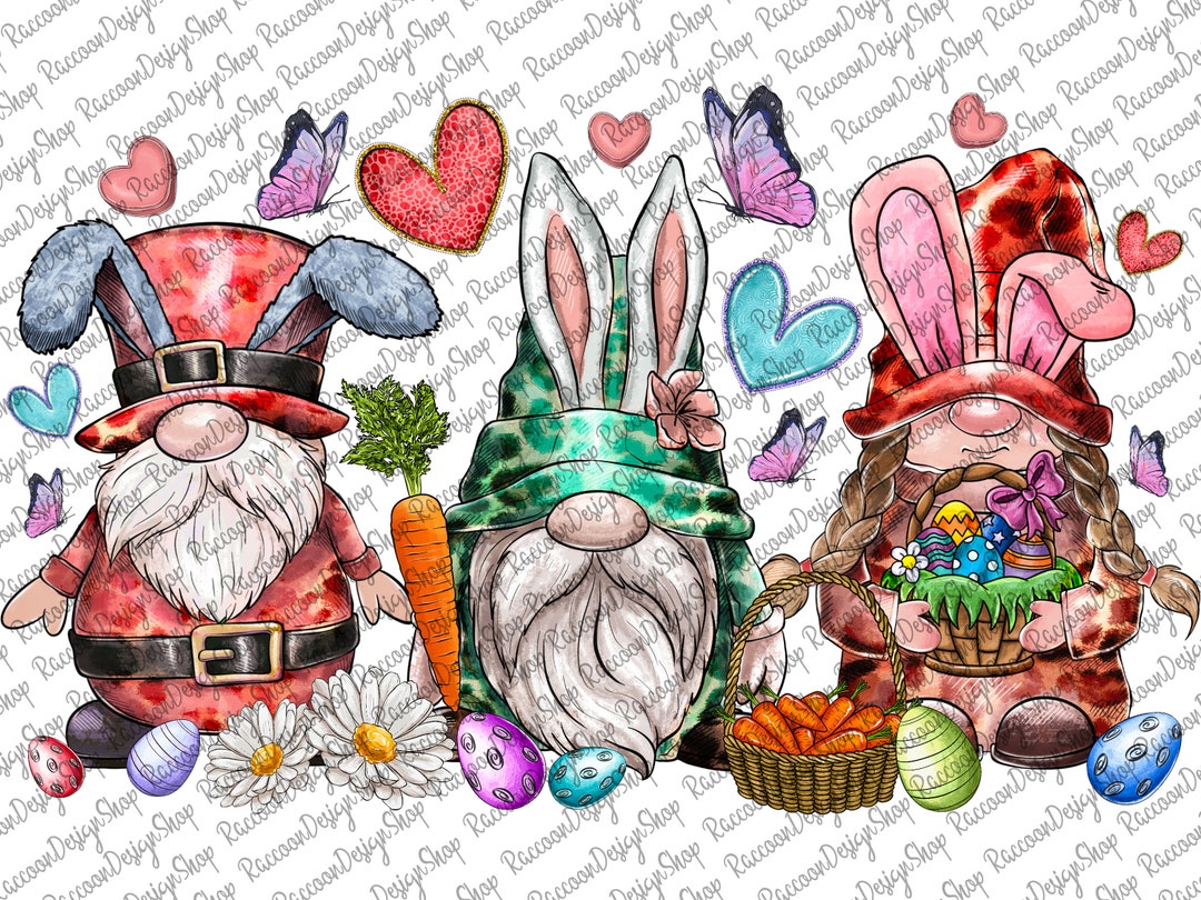 Easter Gnomies Png Sublimation Design, Easter Day Png, Happy Easter Day ...