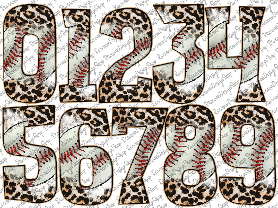 Baseball Number Png,baseball Alphabet Letters PNG Bundle, Baseball ...