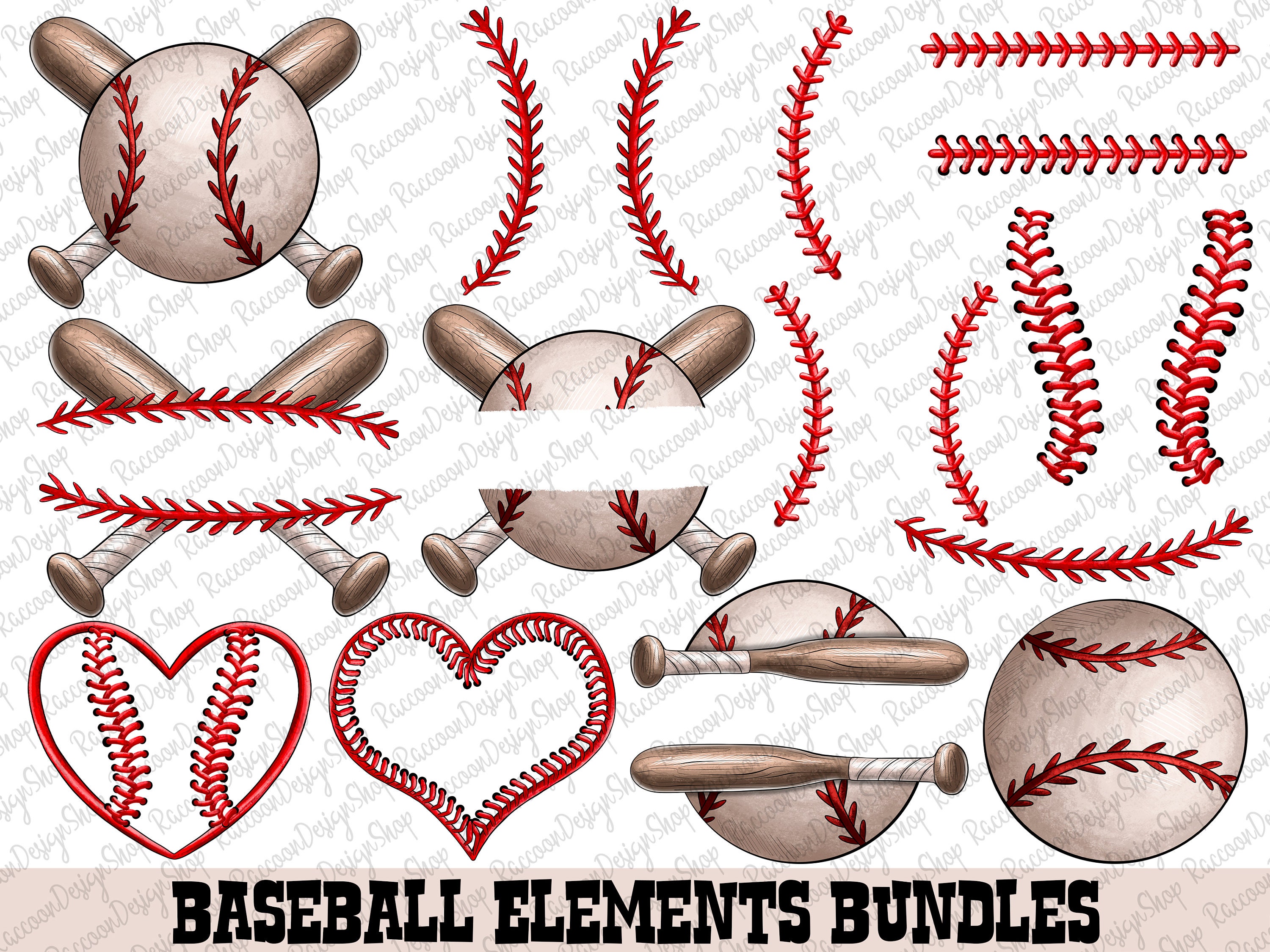Baseball Bundle Png,baseball Sublimation Design,baseball Clipart ...