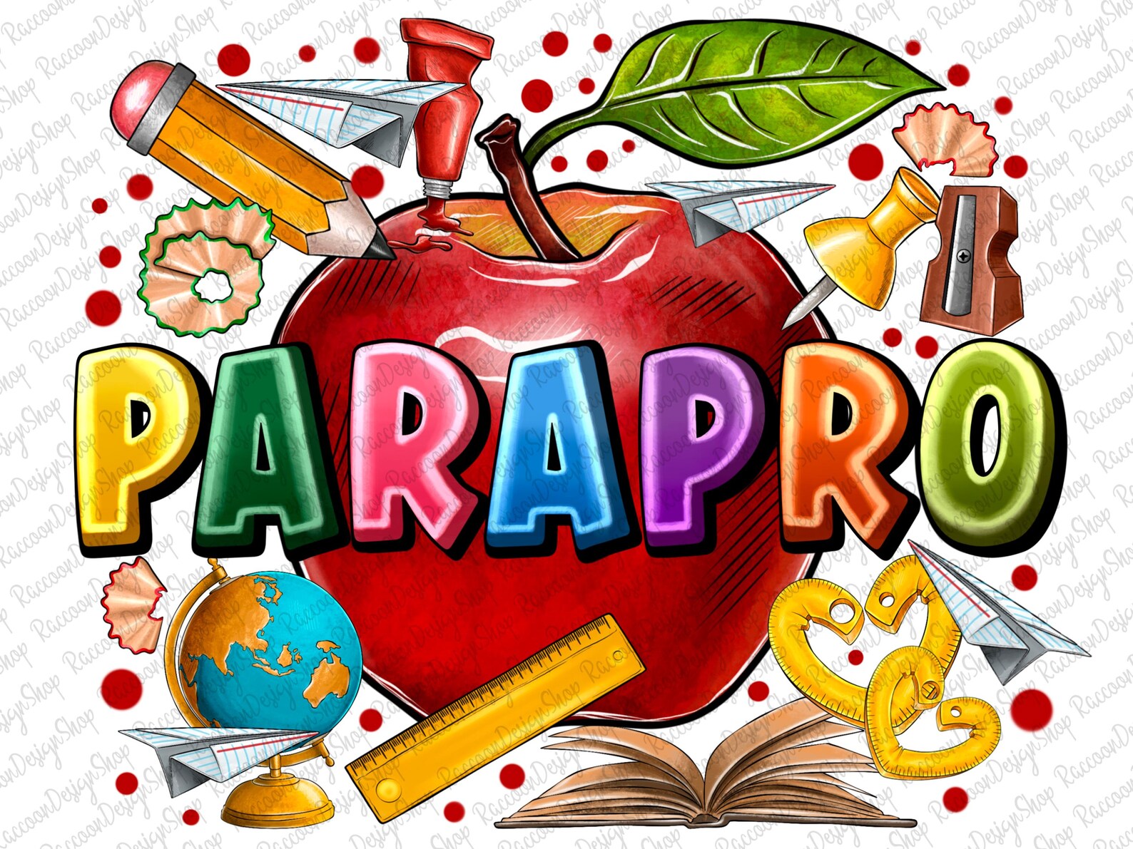 Parapro Png, Parapro Bright Doodle Dots Png, Back to School, Teacher ...