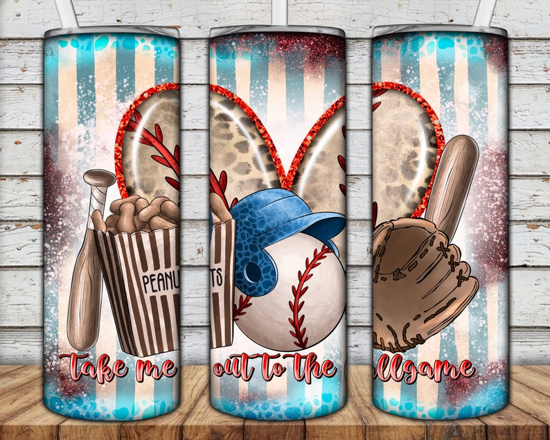 Baseball 20oz Tumbler Wraps Sublimation Tumbler Designs - Etsy