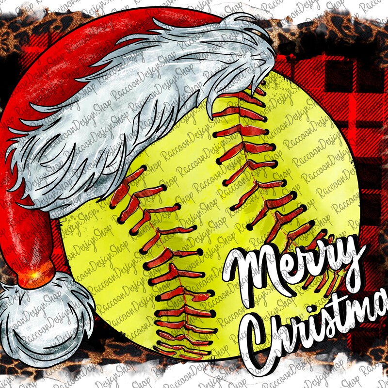 Softball Christmas - Etsy