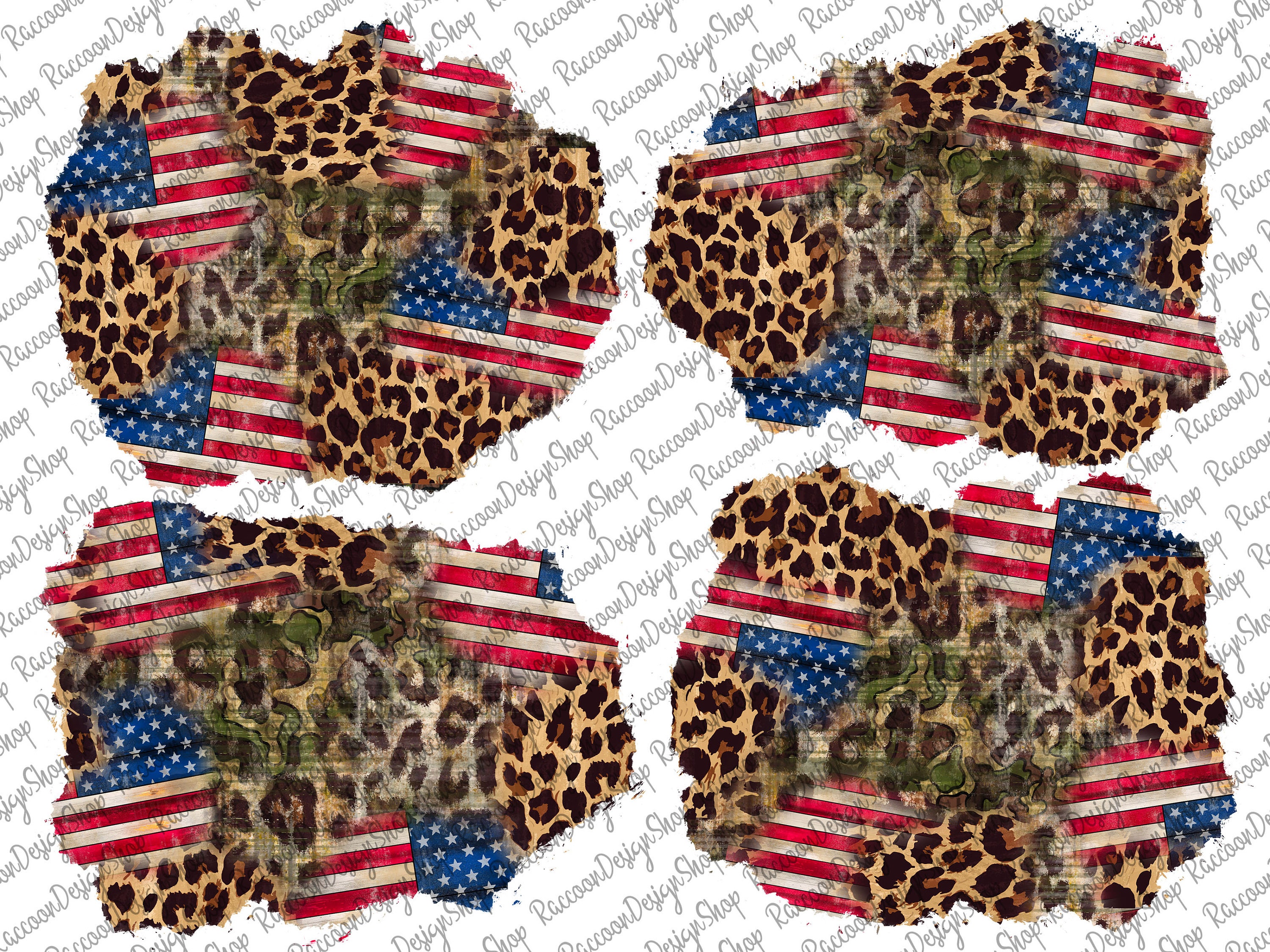 Camo American Flag Patch
