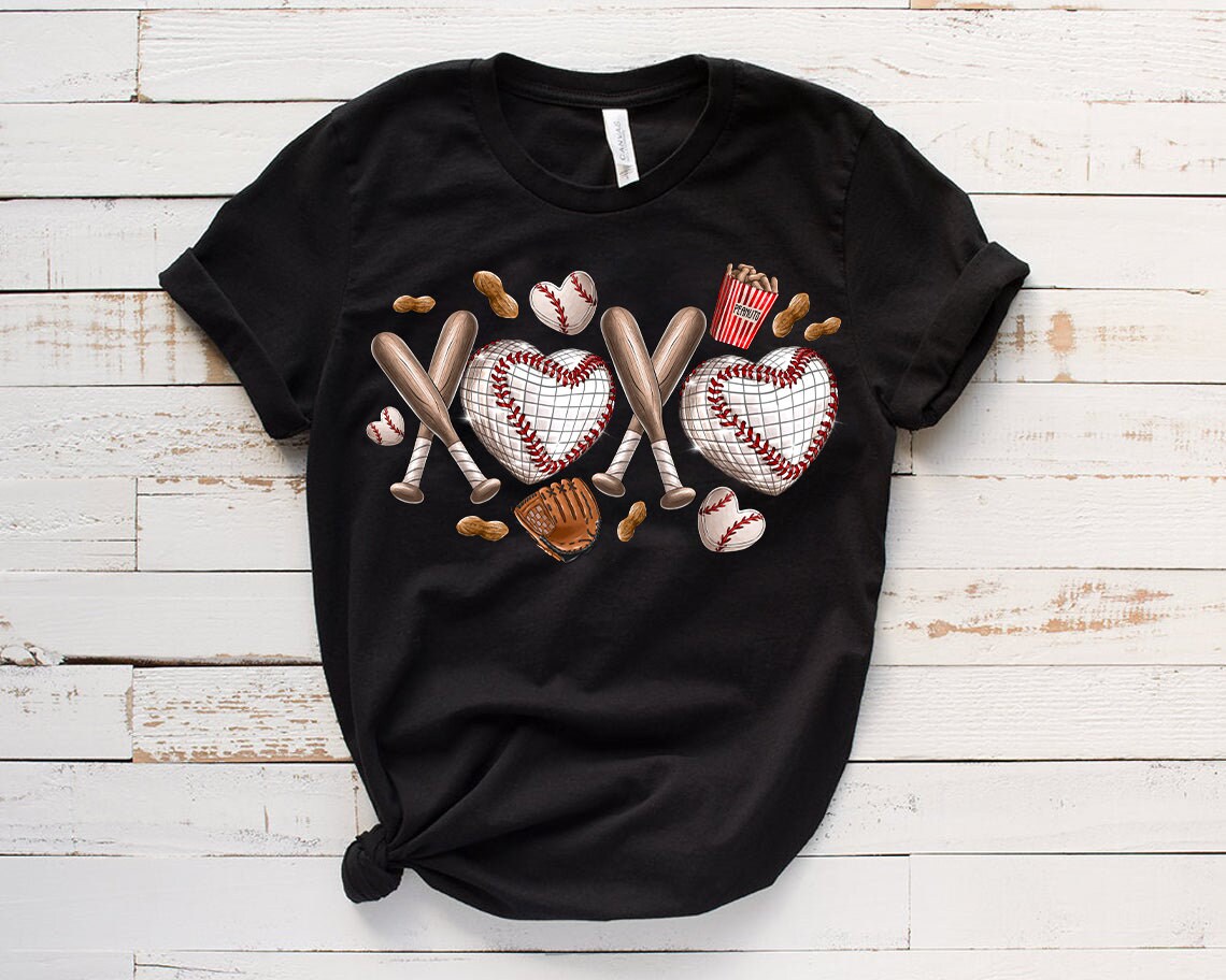 Xoxo Baseball Png, Valentine Baseball Png, Baseball Png, Valentine's ...