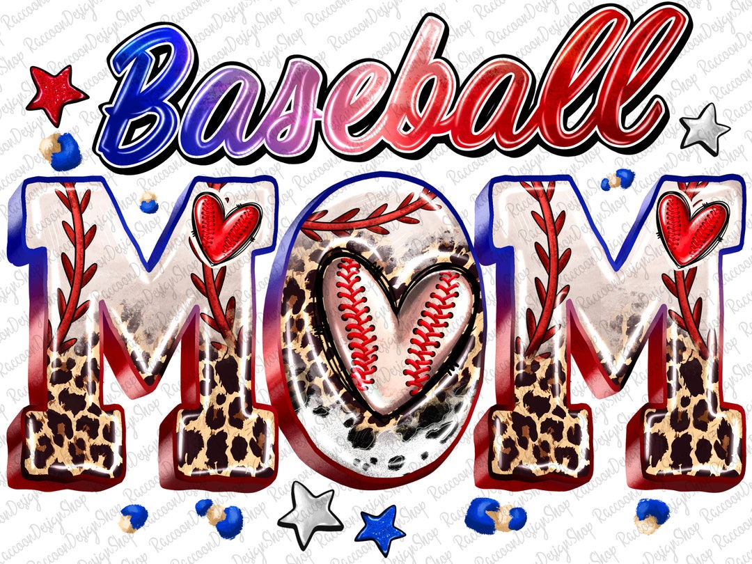 Baseball Mom, Baseball Clipart, Transparent PNG File for Sublimation ...