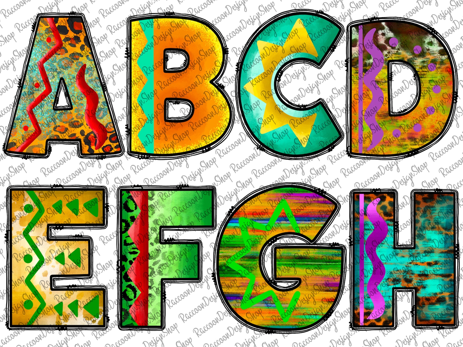 Mexico Alphabetfont Letterswestern Alphabetmexico - Etsy