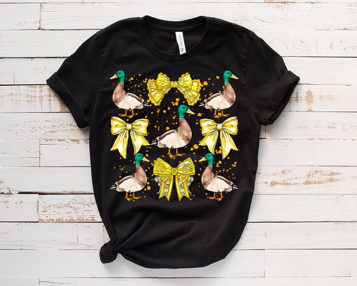 Dallard Duck Coquette Bow Png,farm Animals Sublimation Designs,farm Png ...