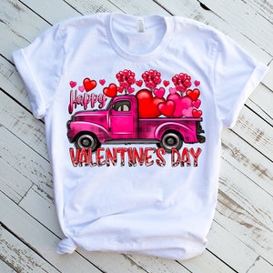 Happy Valentine's Day Truck Png, Valentine's, Loads of Love Sublimation ...
