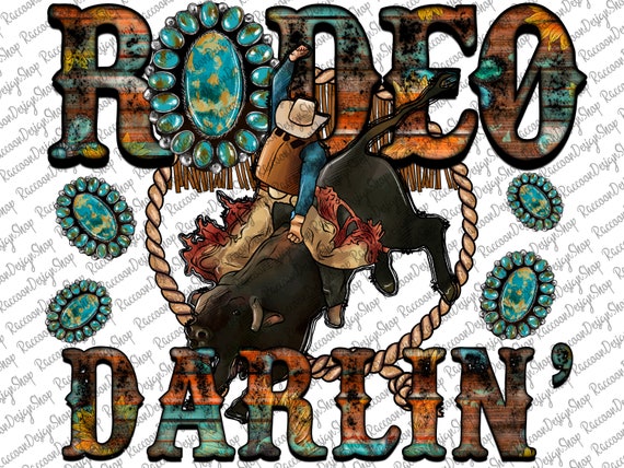 Western Rodeo Darling Png Sublimation Design Rodeo Darling - Etsy