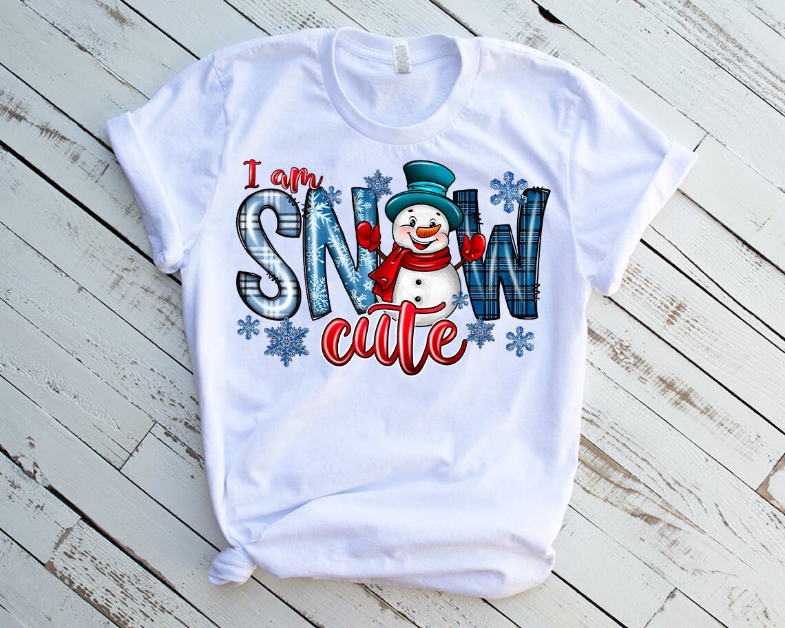 I Am Snow Cute Png Merry Christmas Png Snow Snowman Png - Etsy