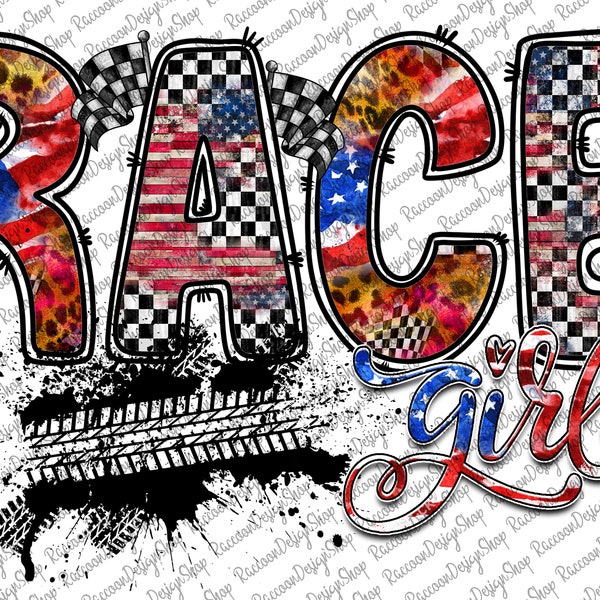 Racing Girl Png - Etsy