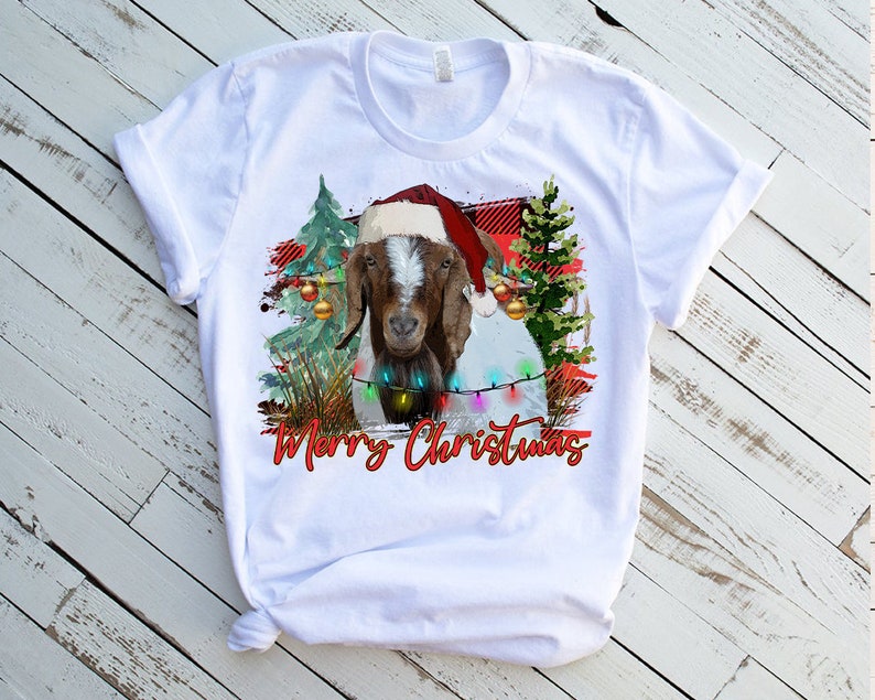 Christmas Boer Goat Christmas Goatdigital - Etsy