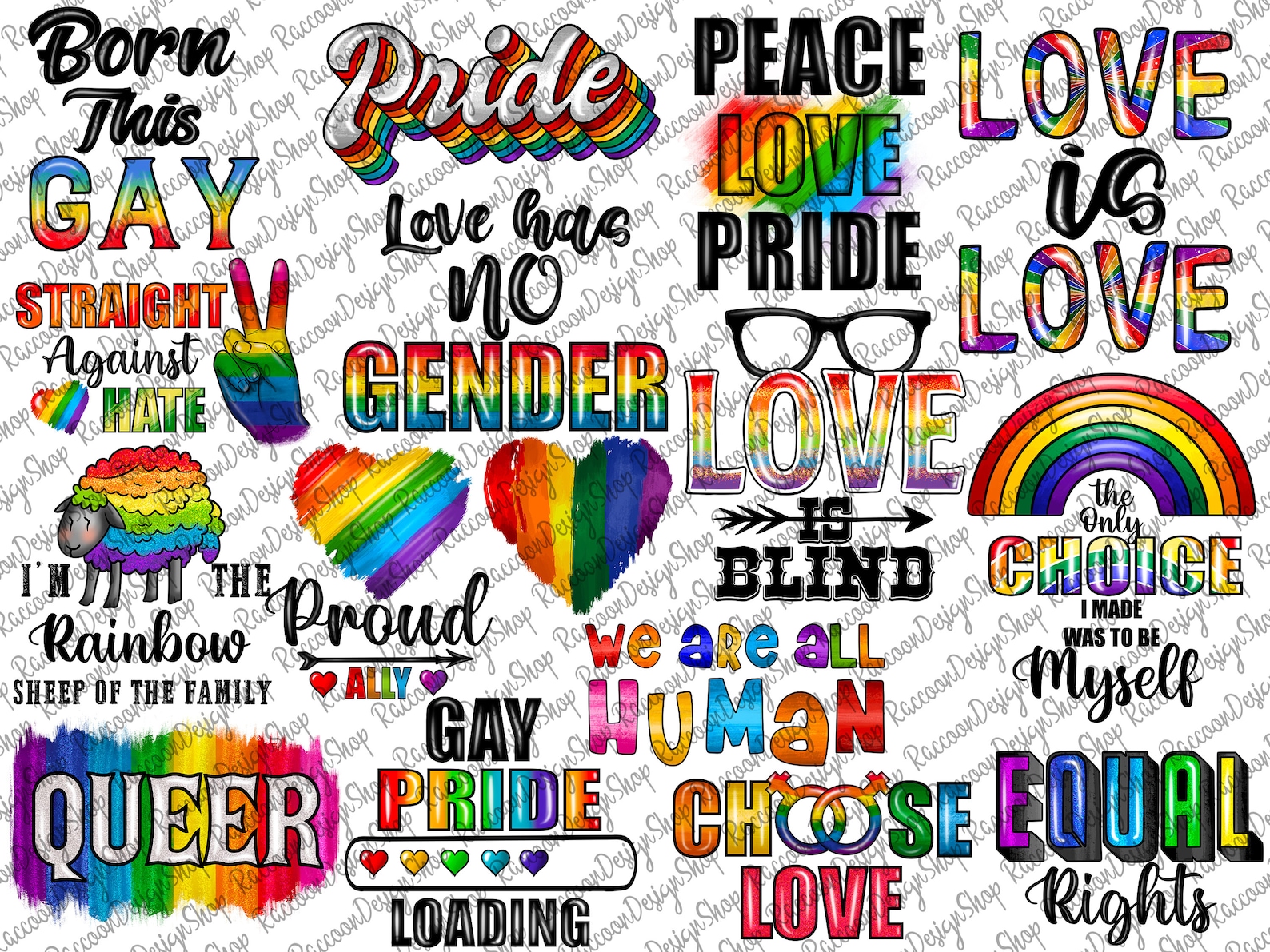 Gay Pride Png Bundle LGBT Png Bundle Gay Png Pride Png - Etsy