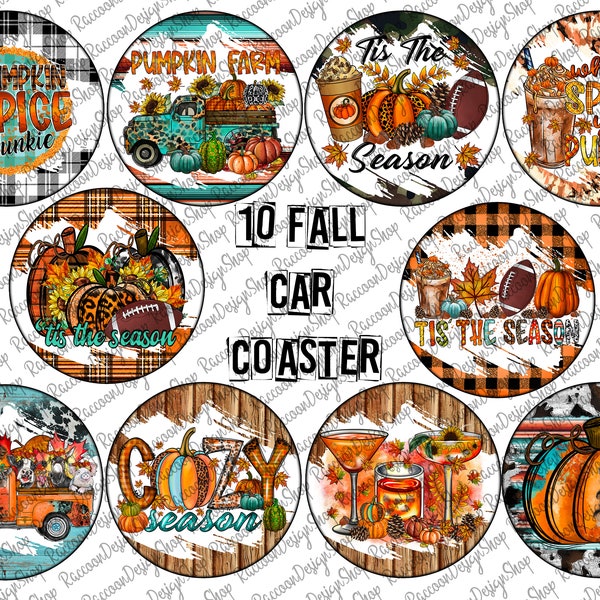 Fall Coasters - Etsy