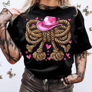 Rope Western Bow Png, Howdy Coquette Bow Png, Cowhide Bow Png, Coquette ...