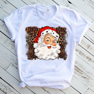 Leopard Santa Png,santa Png,santa,sublimation Design,digital Design ...
