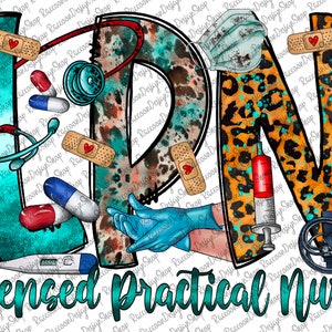LPN Licensed Practical Nurse Png, Leopard Nurse Png, Sunflowers Nurse ...
