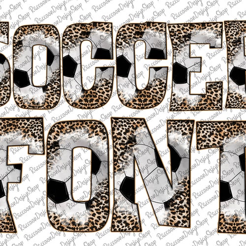 Soccer Doodle Letters PNG Hand Drawn Soccer Pattern Alphabet - Etsy