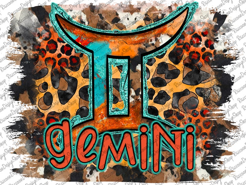 Gemini Zodiac Png Gemini Design Digital Download File - Etsy