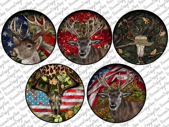 Deer Hunting Car Coaster Designcamo Deer Car Coaster Car - Etsy