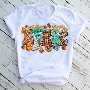 Fall Nurse Png Sublimation Design, Fall Png, Nurse Png, Fall Vibes Png ...