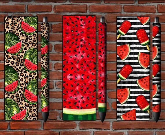 Watermelon Pen Wraps Design Watermelon Pen Watermelon Pen - Etsy