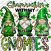 St. Patrick's Day Shamrockin' With My Gnomies Png,sublimation Design ...