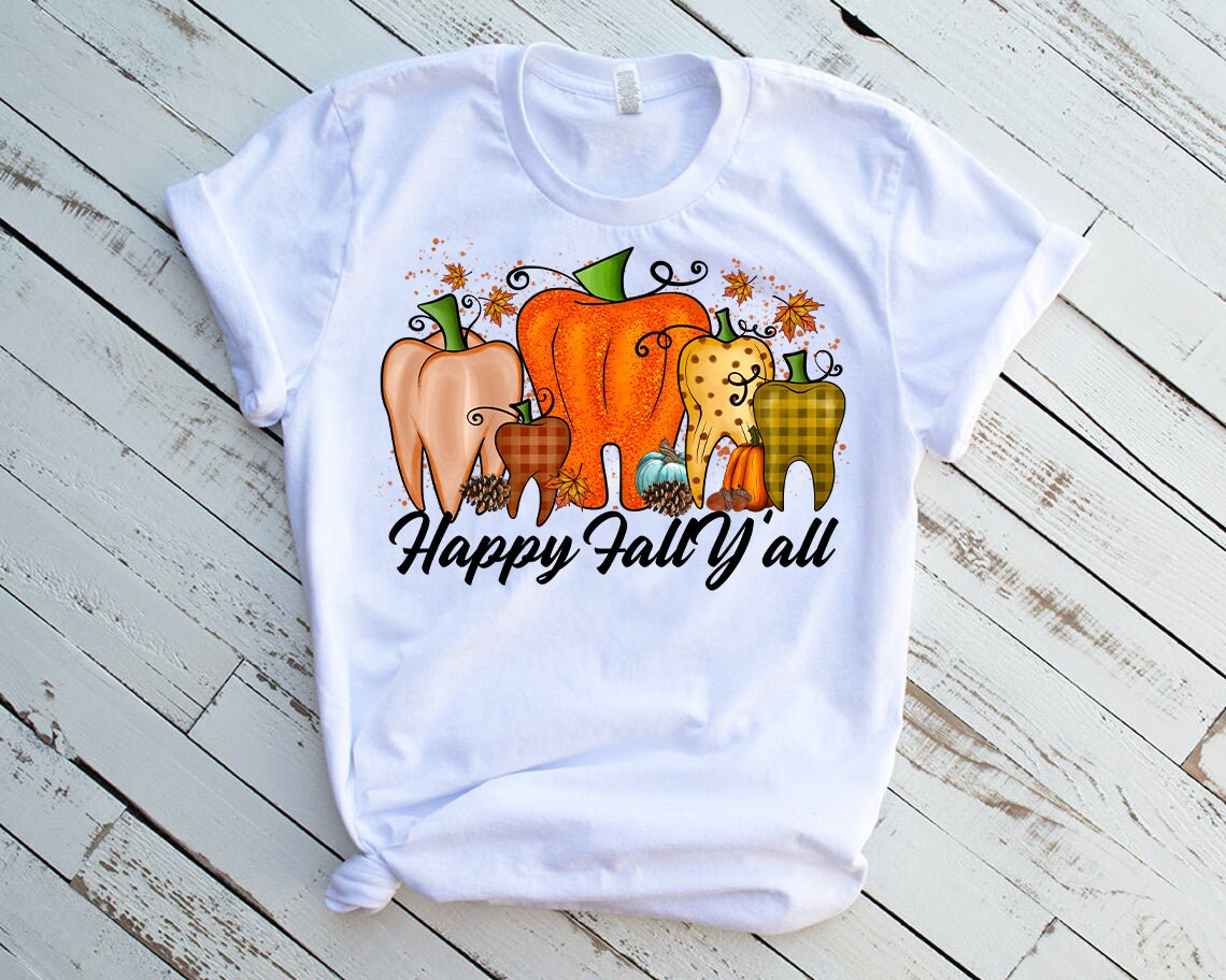 Happy Fall Y'all Png Pumpkin Teeth Png Fall Png Leopard - Etsy