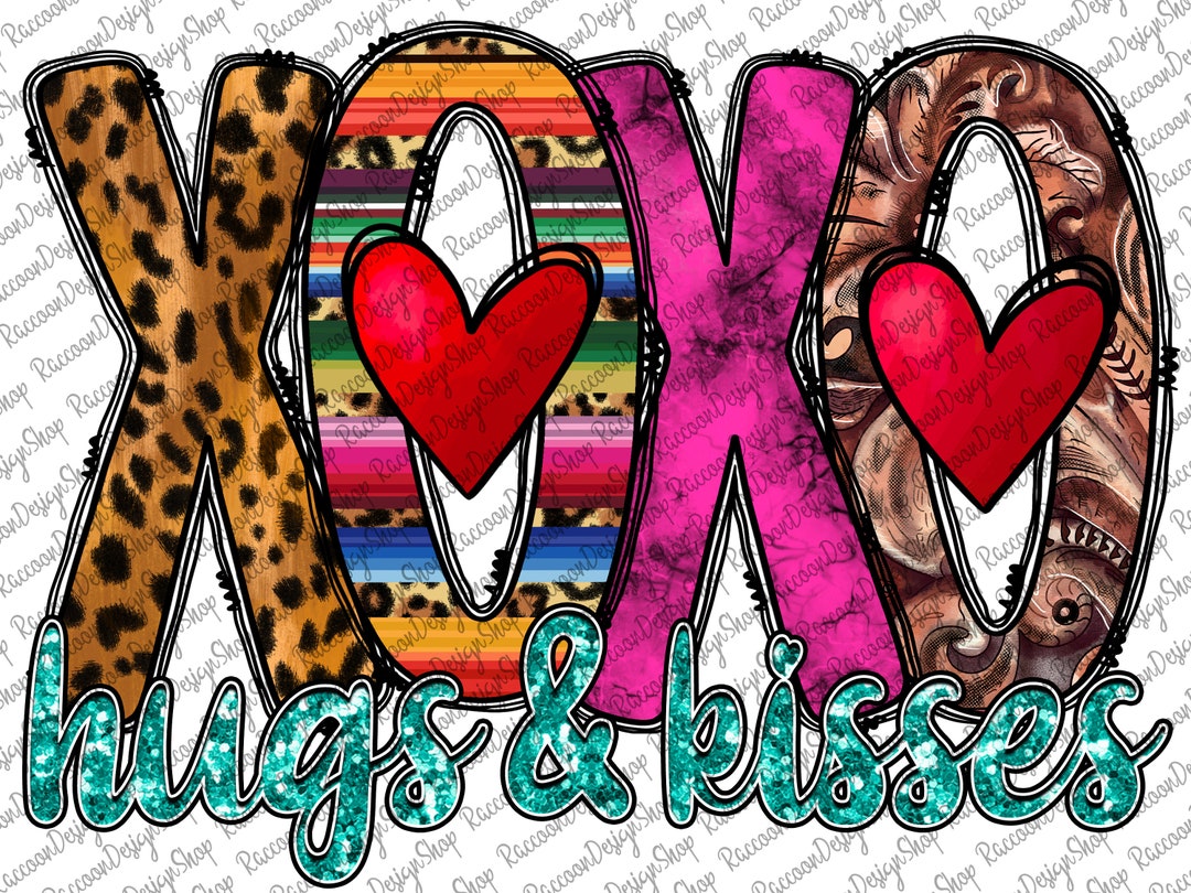XOXO Png, Xoxo Sublimation, Hugs and Kisses, Digital Download ...