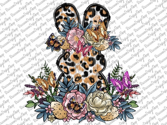 Leopard Bunny Png Sublimation Design Easter Day Png Easter | Etsy