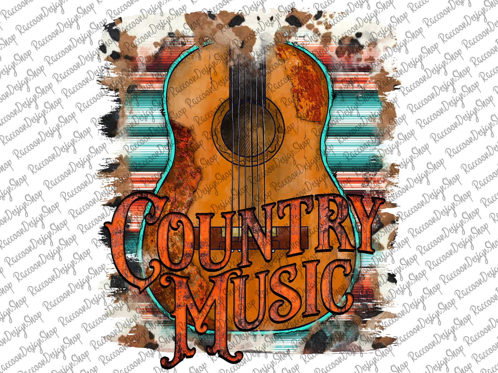 Country Music PNG, Country Music Png, Sublimation Design, Digital ...