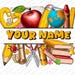 Customize Teacher Name Png Design Download, Teacher's Day Png, Back to ...