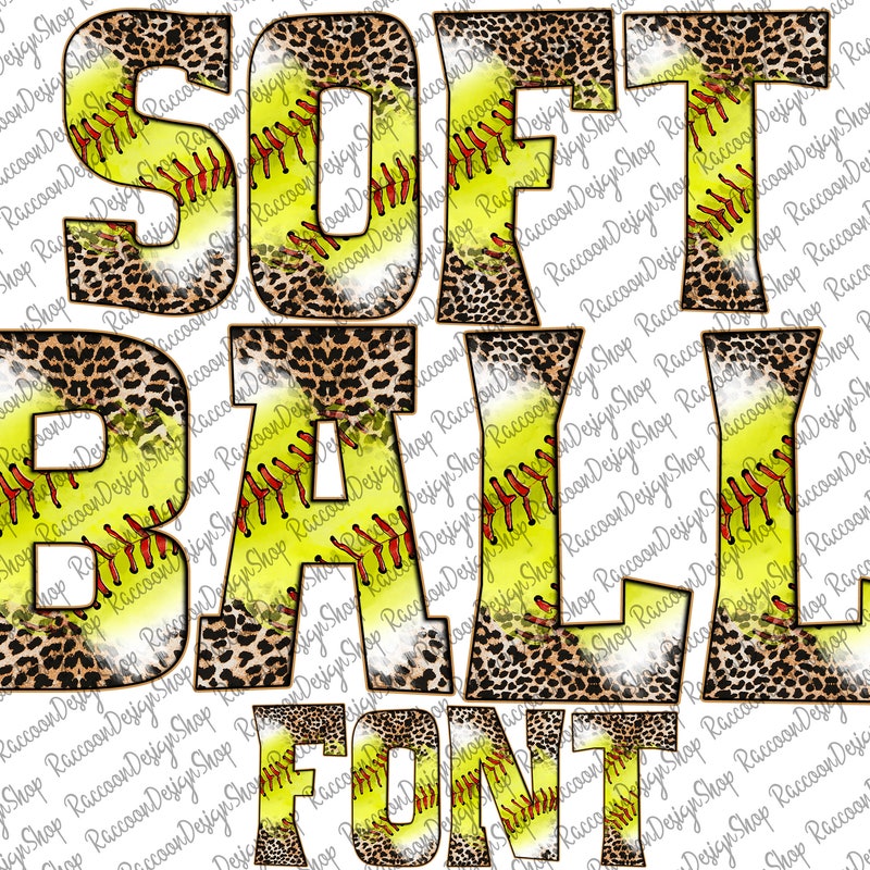 Softball Letters - Etsy