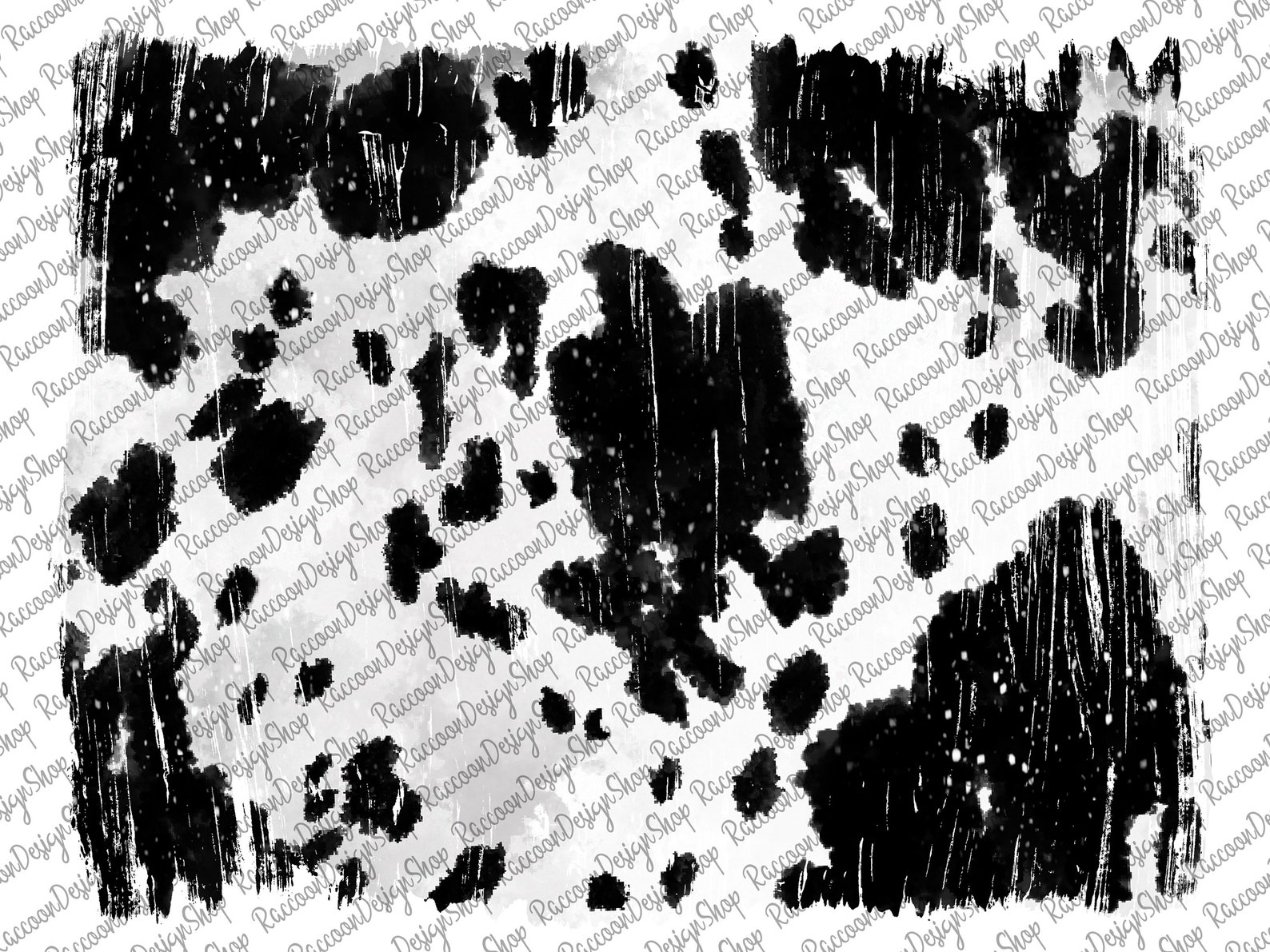 Cow Pattern Png, Animal Print Png, Png, Cowhide Pattern Png, Watercolor ...