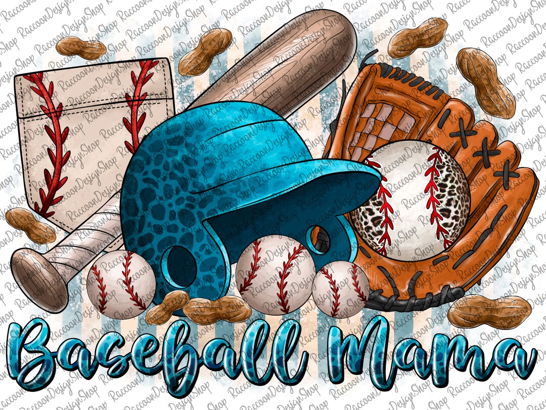 Baseball Mom, Baseball Clipart, Transparent PNG File for Sublimation ...