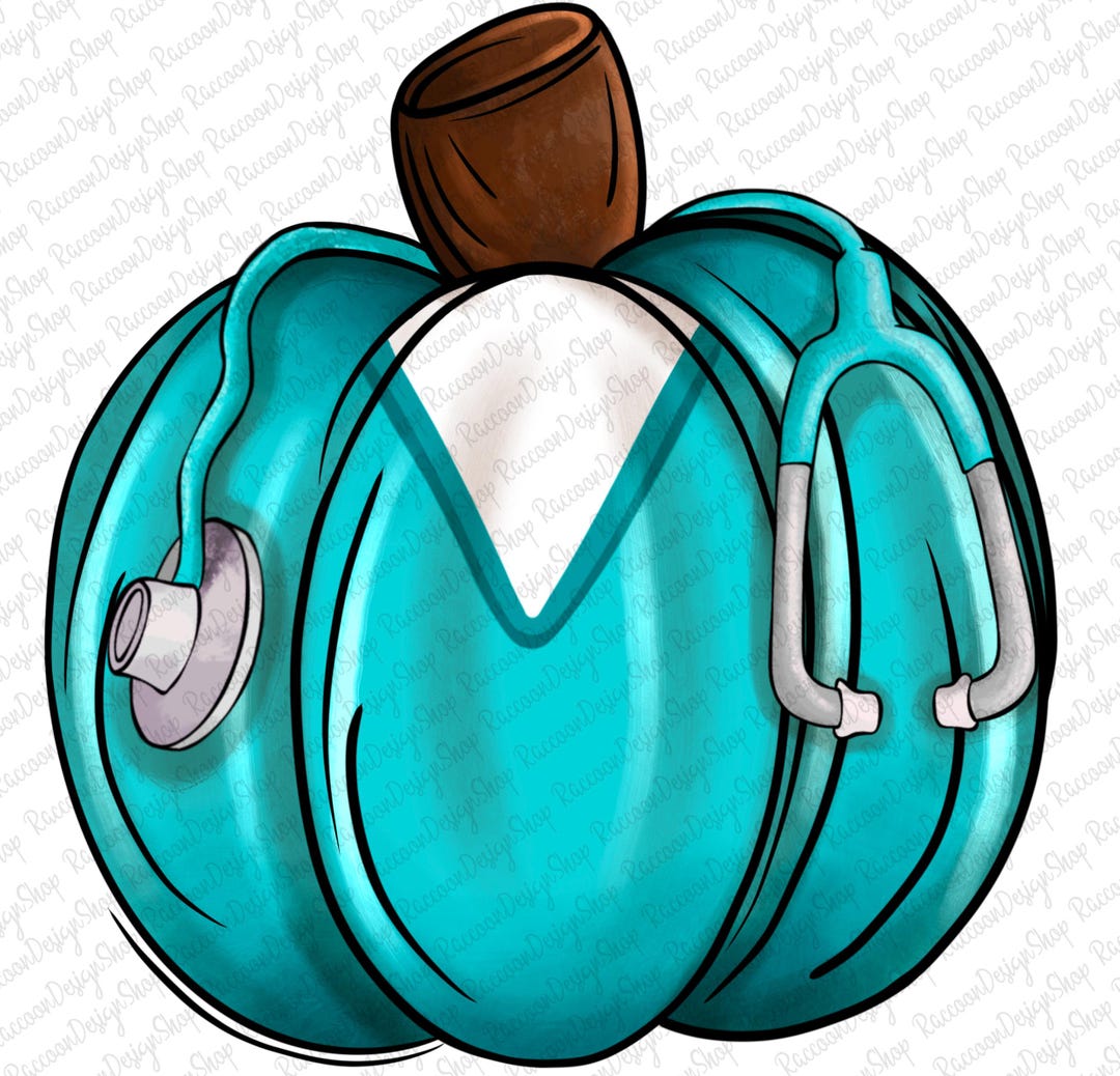 Nurse Fall Pumpkin Png Sublimation Design,fall Png, Nurse Png, Fall ...