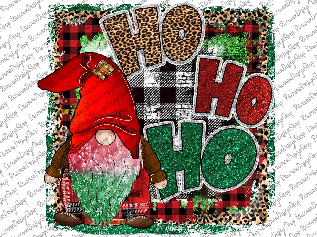 Ho Ho Ho Gnomes, Christmas Gnome , Gnome Png, Digital Download, Png ...