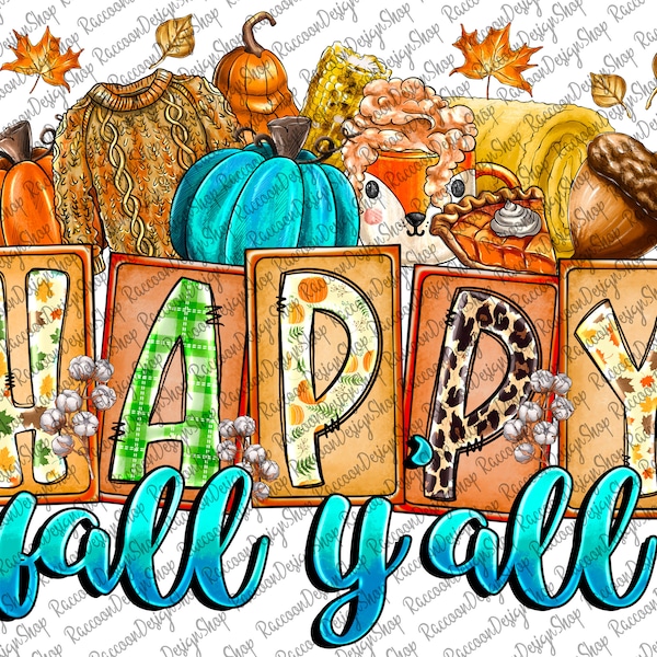 Happy Fall Yall - Etsy