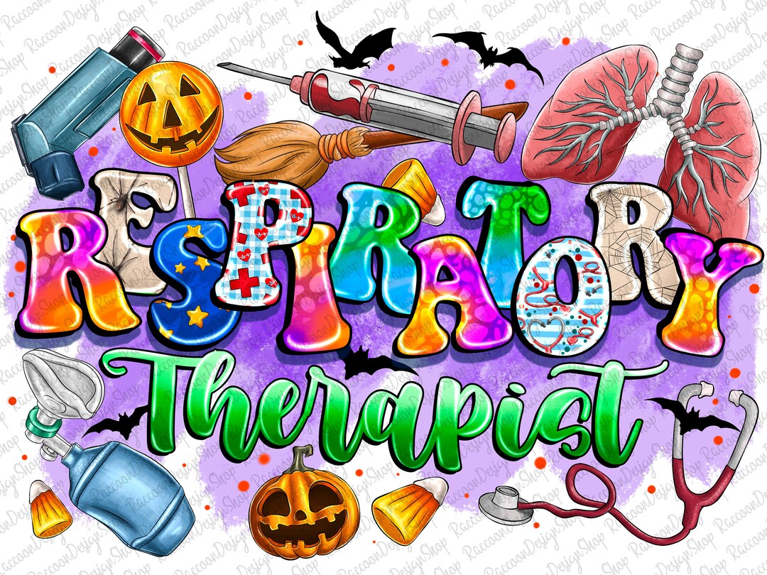 Respiratory Therapist Halloween Pngnurse Pngrespiratory - Etsy