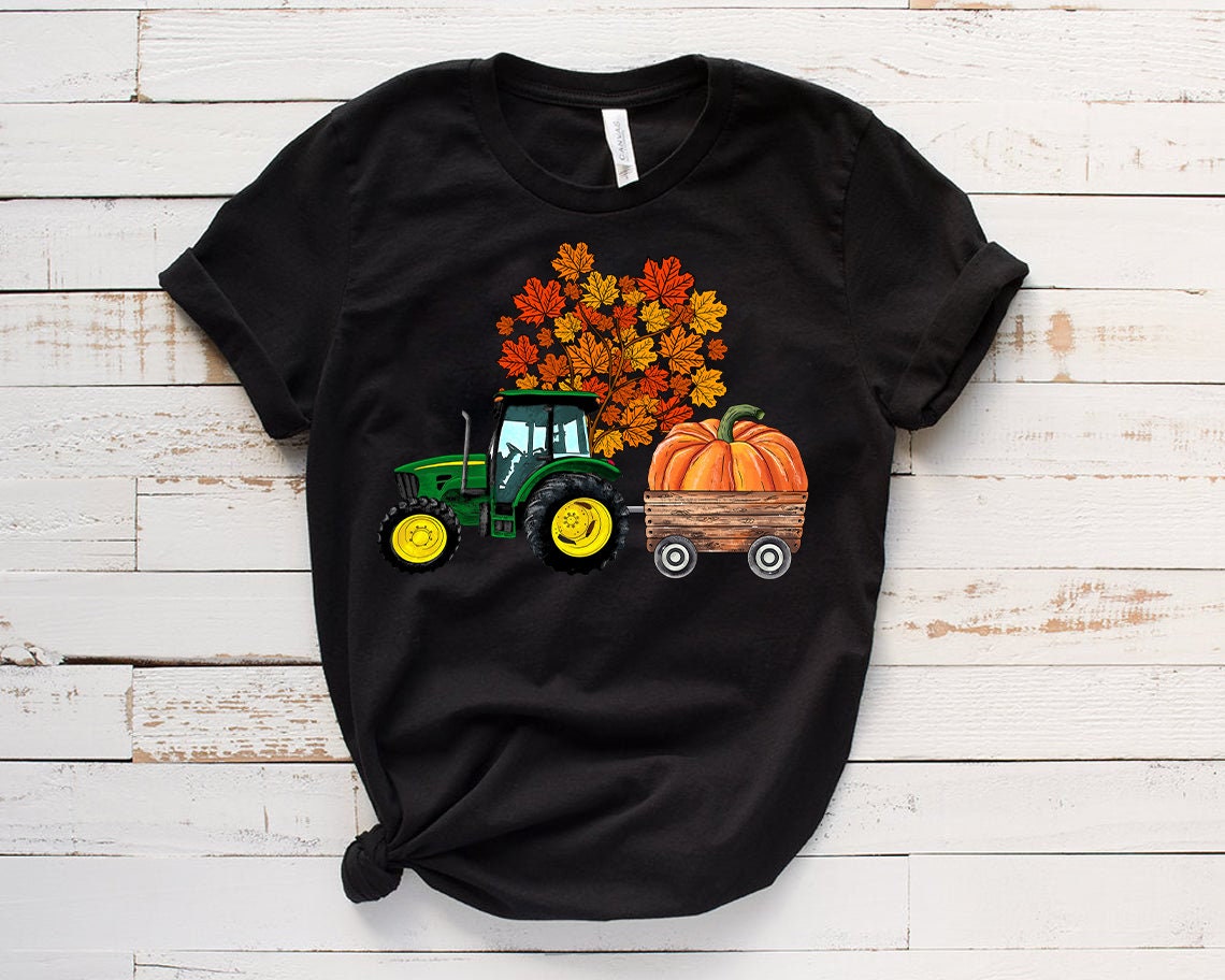 Fall Tractor Pumpkin PNG Fall Tractor Digital Download | Etsy