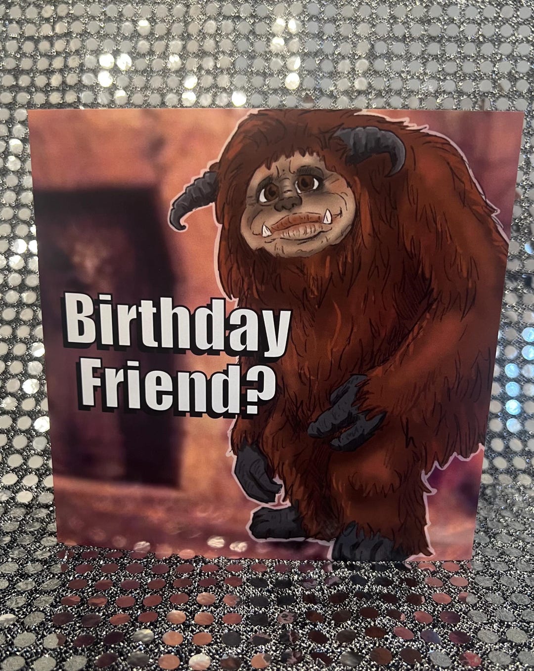 Labyrinth Movie - Ludo Friend? - Birthday Card - Gay Icons Limited ...