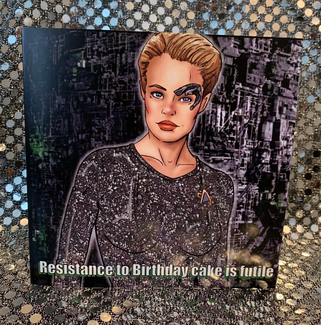Jeri Ryan Inspired Card - Gay Icons Limited Edition Blank Greeting Card ...
