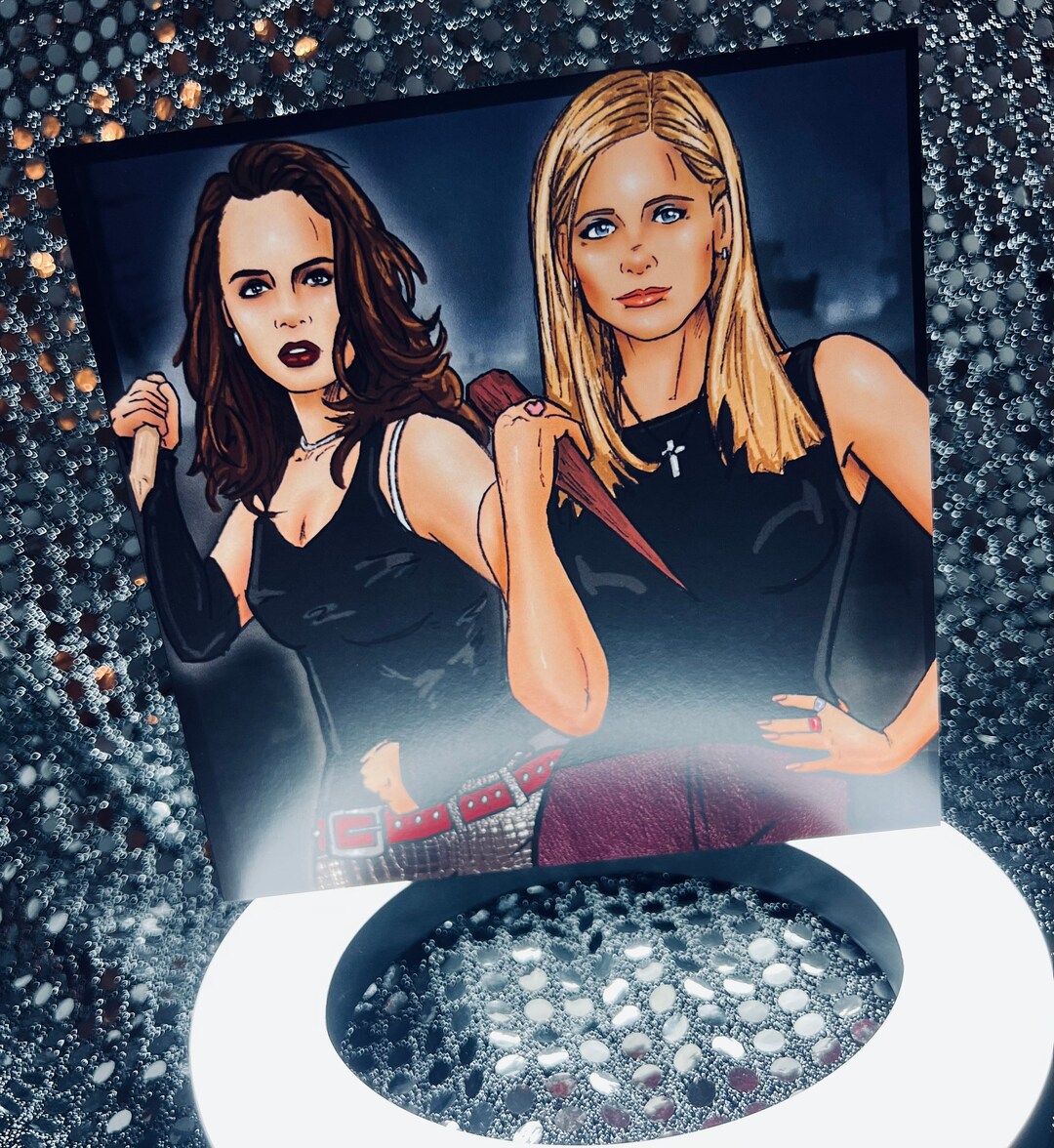 Buffy and Faith From Buffy the Vampire Slayer Gay Icons Limited Edition ...