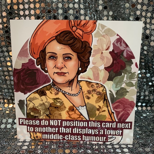 Hyacinth Bucket Birthday Card - Etsy