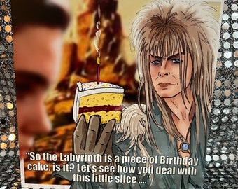 Labyrinth Birthday Card - Etsy